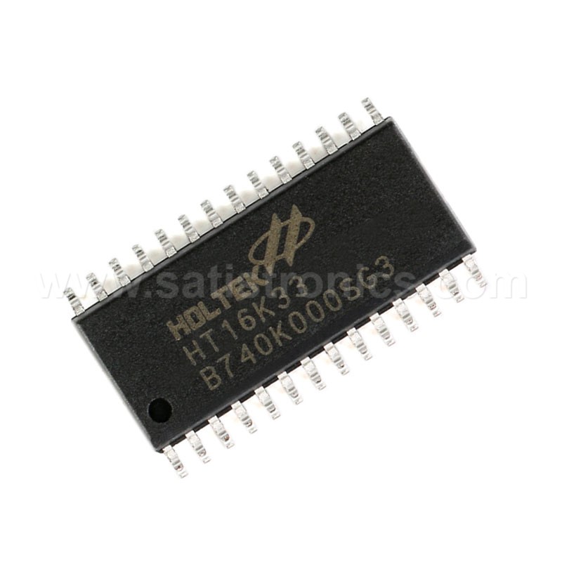 HOLTEK HT16K33 Led Control Driver SOP-28 RAM 16*8 LED | Satistronics